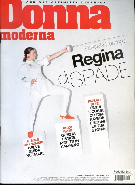 13/07/2023 DONNA MODERNA - Rossella Fiamingo - Regina Di Spade EUR 5,50 ...