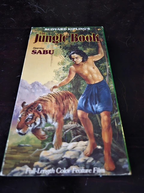 RUDYARD KIPLING'S THE JUNGLE BOOK starring SABU VHS (1991) GOODTIMES ...