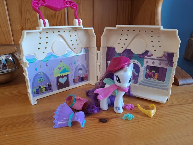 MY LITTLE PONY FIM G4 Explore Equestria Rarity Dress Shop Playset ...