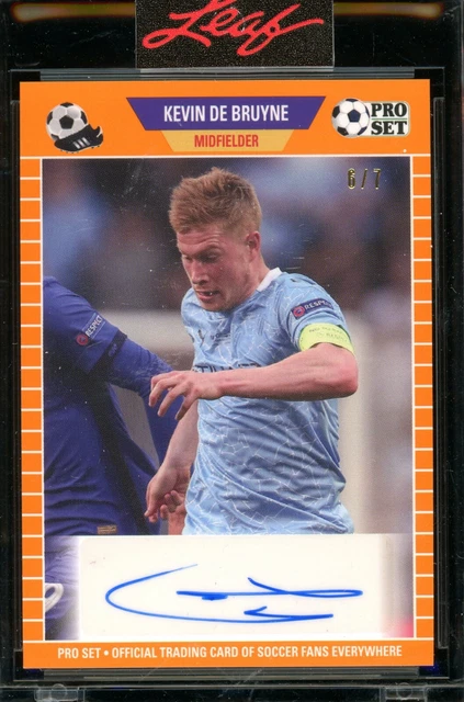 KEVIN DE BRUYNE 2021 Leaf Pro Set AUTO / AUTOGRAPH #d /7 EUR 128,15 ...