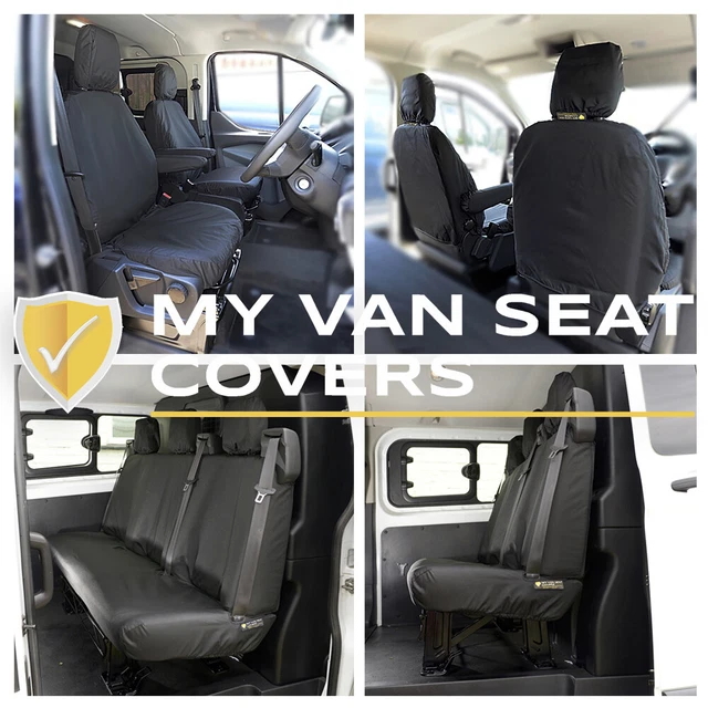 FORD TRANSIT CUSTOM Dciv (2022+) Front & Rear Seat Covers (5 Seater ...