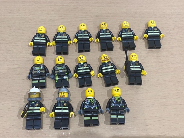 LEGO MINIFIGURES FIRE Department FireFighters Fire Brigade x 15 £20.00 ...