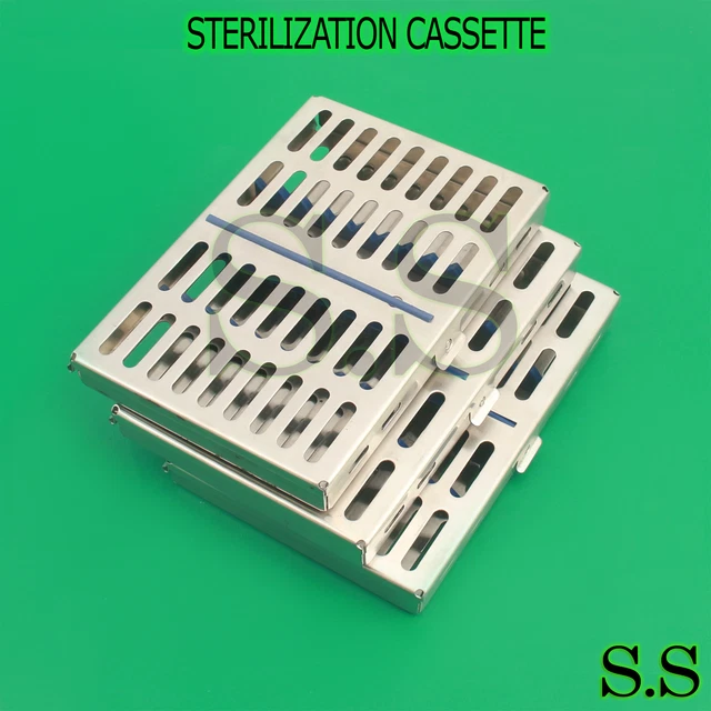 CYNAMED USA Sterilization Tray Dental Autoclave Sterilization Cassette ...