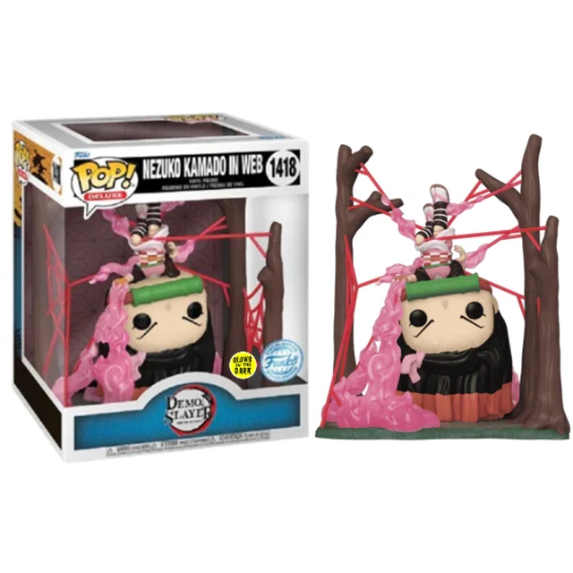 FUNKO POP! DELUXE Demon Slayer Nezuko Kamado in Web #1418 (Funko ...