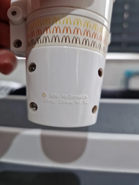 MCDONALDS RARE COLLECTIBLE Toy 1996 Milkshake Flip Top Spinner £10.00 ...