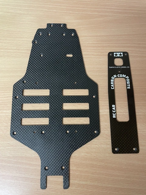 TAMIYA TOP FORCE Evo Carbon Upper/Lower Chassis Deck £68.28 - PicClick UK