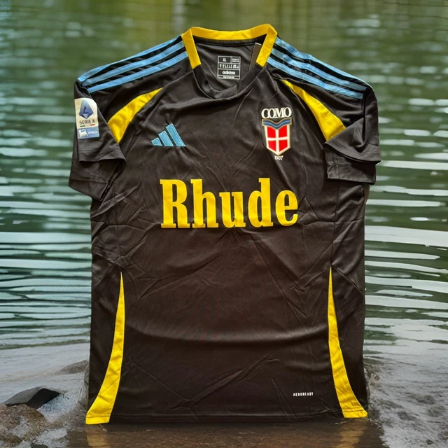 COMO ‘LAGO SHOW’ Jersey X RHUDE - XL - COMO 24 On Back- Read ...