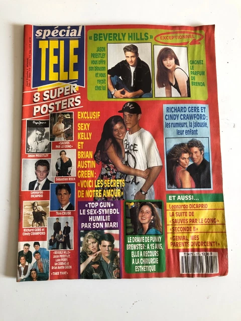 MAGAZINE REVUE SPECIAL TELE n° 37 avec posters attachés vintage 1993 ...