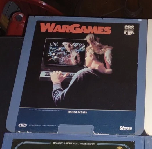 WARGAMES CBS FOX RCA CED SelectaVision disque laser vidéo EUR 16,85 ...