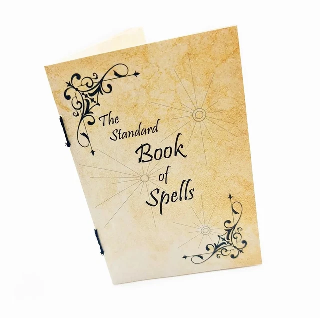 HARRY POTTER SPELL Book. Hogwarts themed spells book. Wizard spells ...