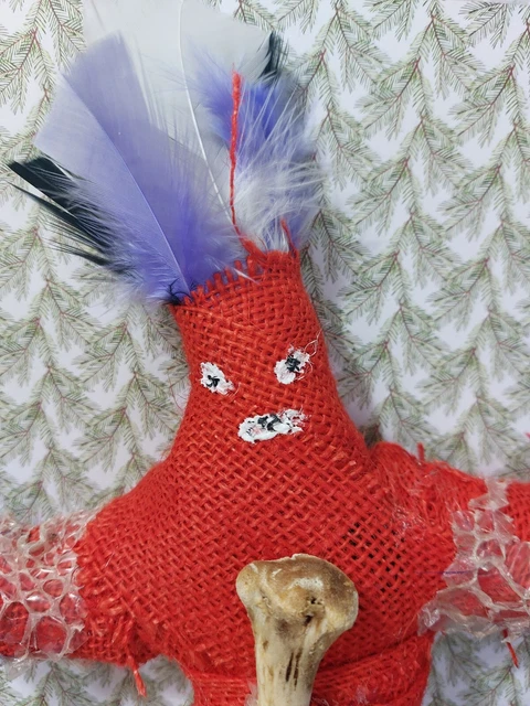 AUTHENTIC ORIGINAL BLACK death strong hessian voodoo curse doll kit ...