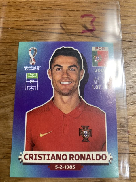 PANINI WORLD CUP Qatar 2022 - Cristiano Ronaldo - Sticker - POR18 ...