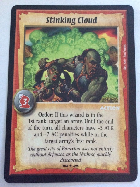 STINKING CLOUD | Warlord Saga Of The Storm CCG $5.62 - PicClick AU