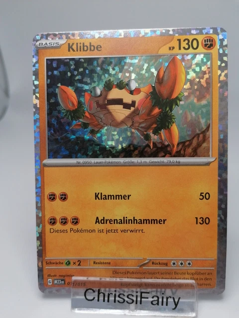 POKEMON SAMMELKARTE TCG Mcdonalds Klibbe Nr. 11 Holo NEU Deutsch 2023 ...