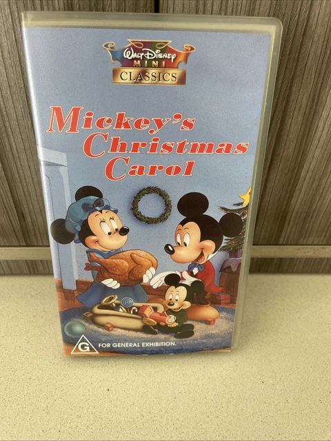 MICKEY'S CHRISTMAS CAROL (VHS Tape, 1983) Disney Classic Excellent ...
