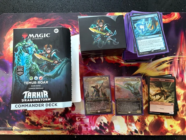 TARKIR DRAGONSTORM: TEMUR Roar MTG Commander Precon Deck £68.32 ...