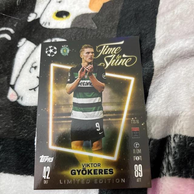 LIMITED EDITION VICTOR GYOKERES Match Attax 2024/2025 Time to Shine 24/25 TTS16 £1.50 - PicClick UK
