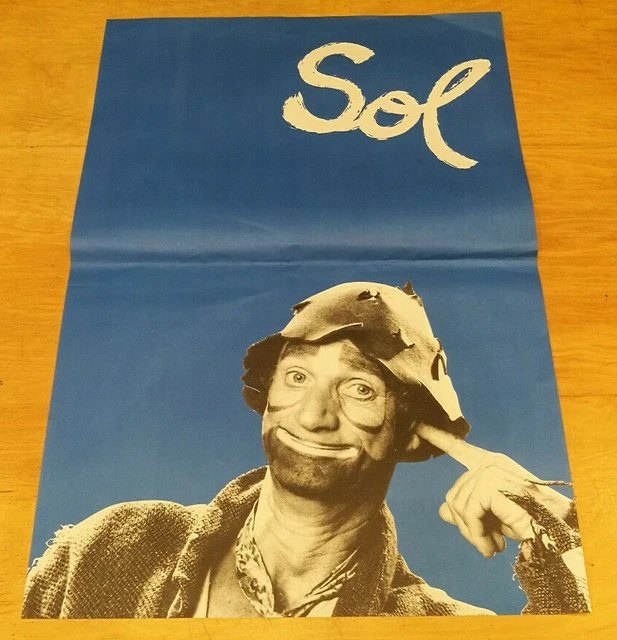 AFFICHE CIRQUE CLOWN Sol Vers 1980 EUR 9,00 - PicClick FR