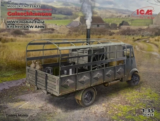 ICM WWII MOBILE Field Kitchen LKW AHN 1/35 Scale Model Kit 35415 £29.99 ...