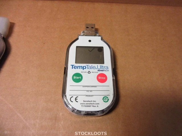 SENSITECH TEMPTALE ULTRA Conventional Temperature Monitor - BLUE COVER ...