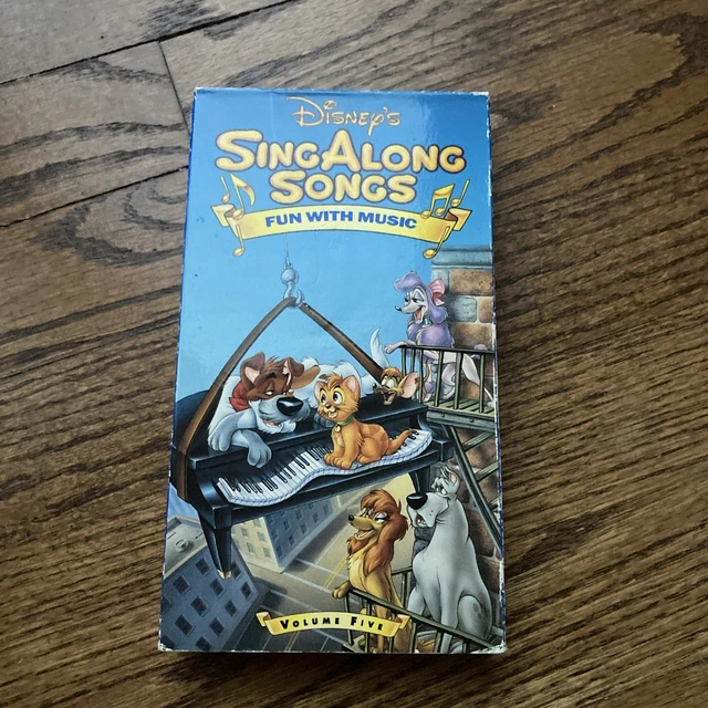 DISNEYS SING ALONG Songs - Fun With Music VHS Tape 1989 Volume 5 Kids ...
