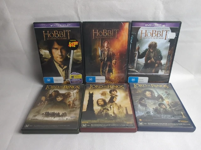 HOBBIT TRILOGY/THE LORD Of The Rings Trilogy (6 DVD) [2016], New, DVD, FREE & FA EUR 58,68 ...