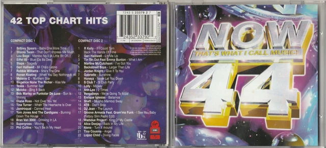 NOW THAT'S WHAT I Call Music 44 - 1999 Twin Cd Uk * Frais De Port ...