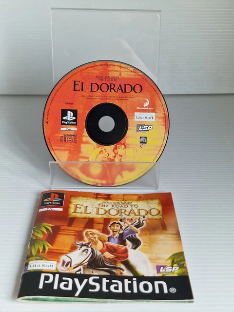GOLD & GLORY The Road To El Dorado Playstation 1 PS1 Disc & Manual Only ...