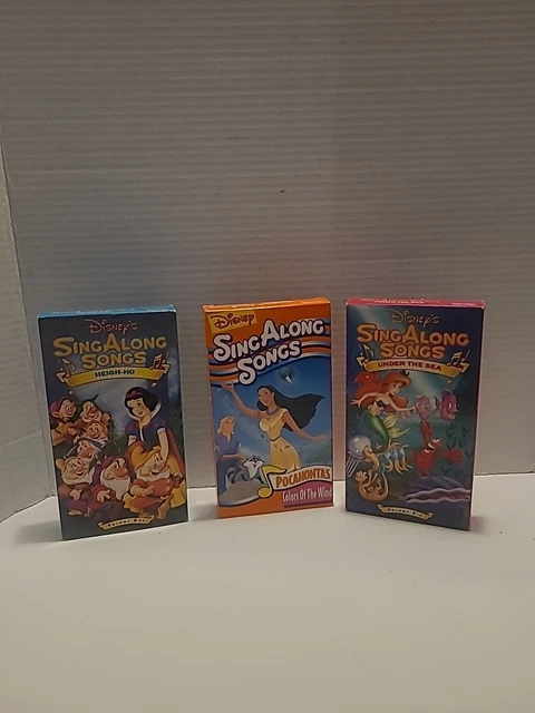 DISNEY SING ALONG Songs. Colors Of The Wind, Heigh-ho, And Under The ...