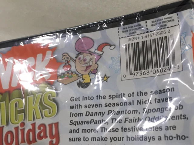 NICKELODEON NICK PICKS # 1 / Holiday 2-DVD Lot NEW SEALED 14 Nicktoons ...