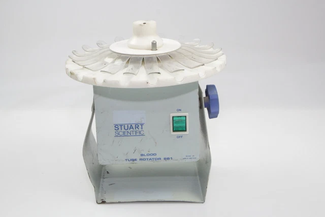 STUART SCIENTIFIC SB1 Blood Test Tube Rotator Mixer Stirrer £140.14 ...