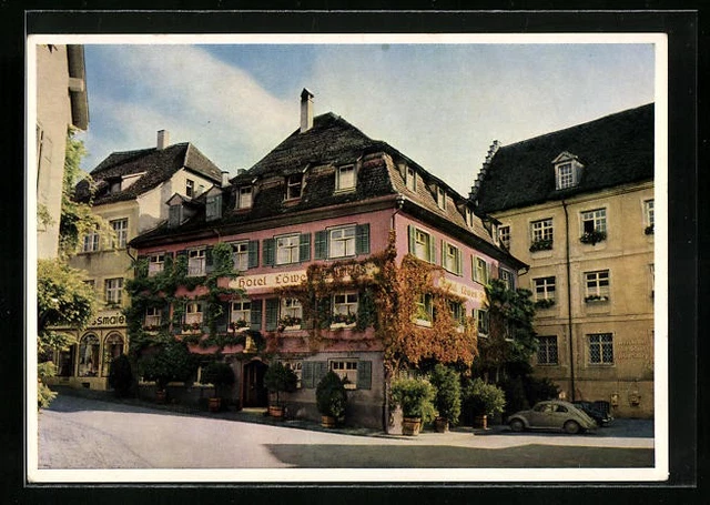 MEERSBURG AM BODENSEE, Hotel Weinstube Löwen, cartolina EUR 2,00 ...