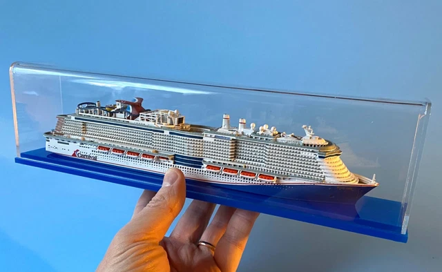 1:1250 SCALE MARDI GRAS Carnival cruise ship Model ocean liner by ...