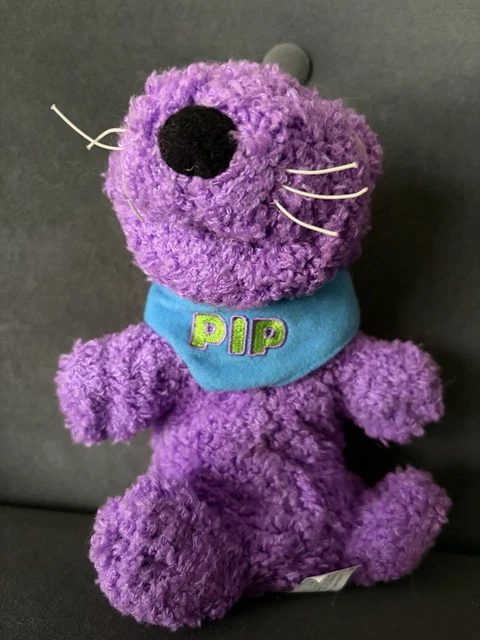 RARE 8” MATTEL Pip Otter From Bear In The Big Blue House Plush Soft Toy ...