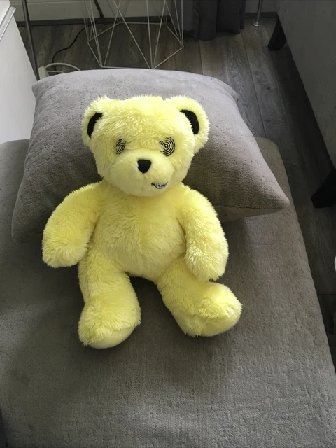 THE SMILER RIDE Alton Towers Plush Theme Park RARE Yellow Teddy 12" $16 ...