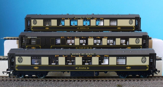 HORNBY PULLMAN COACHES x3 JUANA, CAR No 78, SHEILA from QUEEN OF SCOTS ...