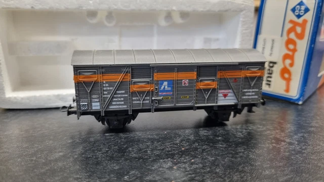 ROCO H0 / Gedeckter Güterwagen CFL Air Liquide - Selten EUR 22,50 - PicClick DE