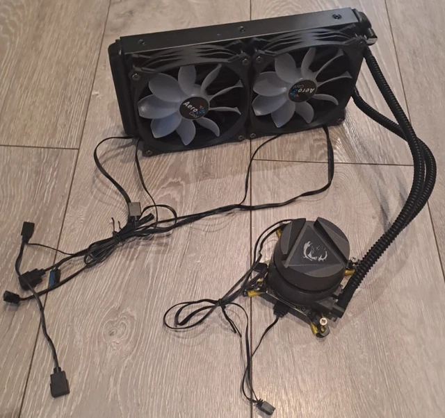 GAMEMAX AIO ICEBERG ARGB 240mm AIO Liquid CPU Cooler Modded with MSI ...