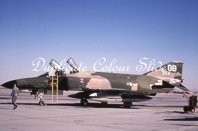 USAF F-4E PHANTOM 68-0354, George AFB 1970, Dup Colour Slide, Aviation ...