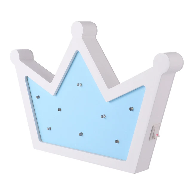 CROWN NIGHT LIGHT Decorative Lamp Cordless Rechargable Wall Lights £14. ...