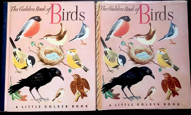 GOLDEN BOOK OF BIRDS~1940s Little Golden Book 1a/3a STAMPA con ...