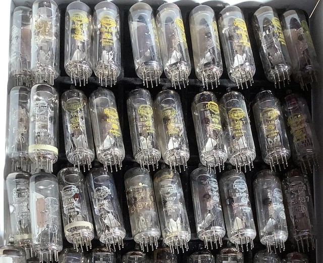 EM87 / 6E2 Magic Eye Tuning Indicator Valve / Tube - Mullard - Strong ...