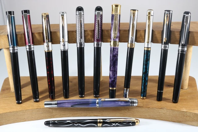 VINTAGE RARE HUAHONG Fountain Pens, 13 Different Models, UK Seller £9. ...