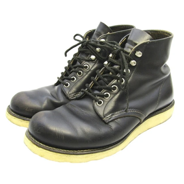 RED WING Us8.5D 26.5Cm Round Toe Boots 8165 Feather Tag Made In 1996 Pla £196.81 - PicClick UK