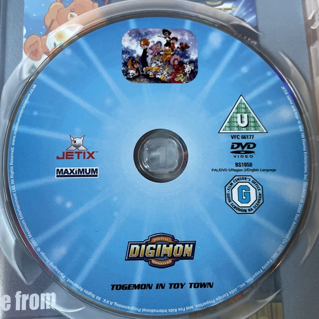 DIGIMON DIGITAL MONSTERS Togemon in Toy Town Jetix DVD Anime 2001 Kids ...