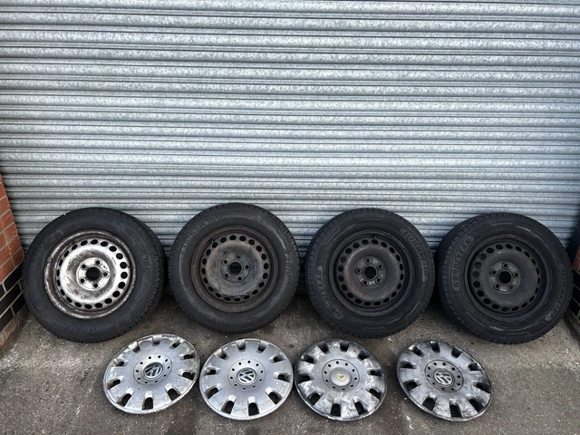 VW TRANSPORTER T5 T6 6.5j Steel Wheels 7F0601027 215/65 R16 £250.00 ...