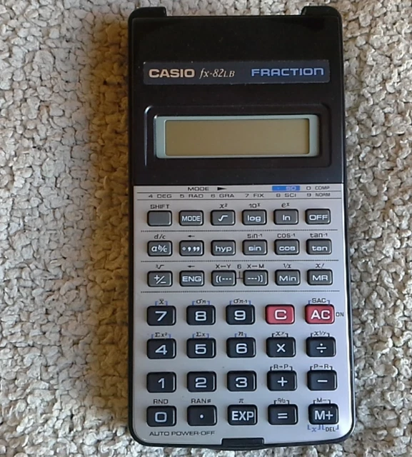 CASIO FX-82LB FRACTION Scientific Calculator With Cover Fully Working ...