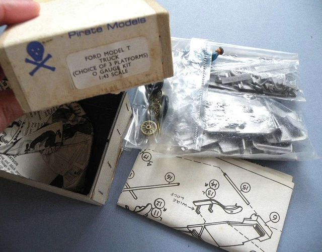 BOXED PIRATE MODELS White Metal 7mm Scale O Kit - Ford Model T Pick-Up ...