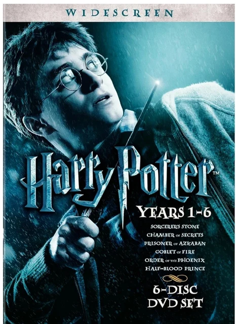 HARRY POTTER COLLECTION - Years 1-6 (Box Set) (DVD, 2009) £3.58 ...
