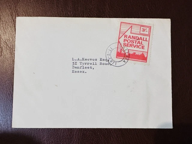 1971 POST OFFICE Strike Commercial Cover With Randall Stamps Chelsea ...
